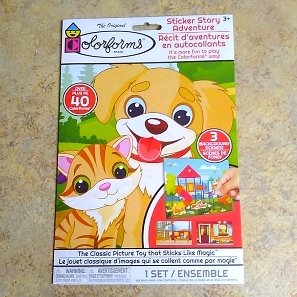 Colorforms | Toys | Pets Colorforms Sticker Story Adventure Set | Poshmark